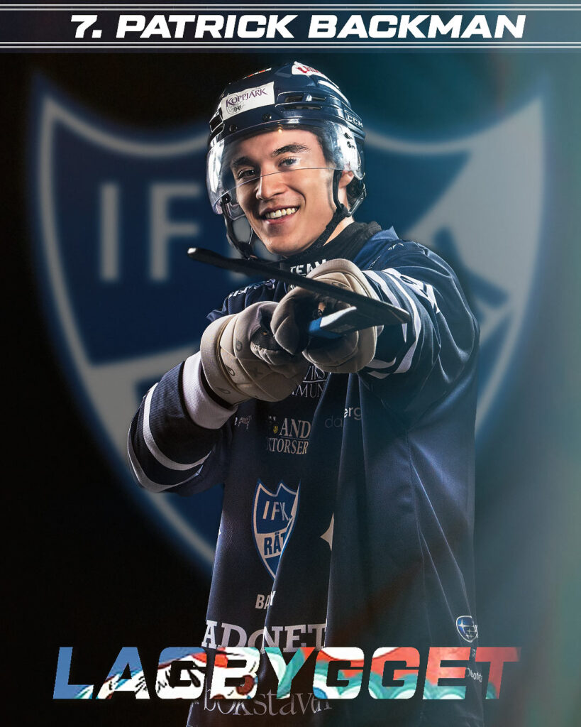 Patrick Backman har skrivit på!